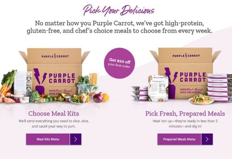 Purple Carrot Meal Delivery Review (2022): A Wide Variety of Plant ...