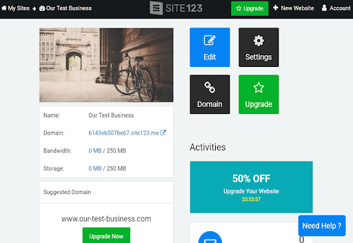 Site123 review: An intuitive, beginner-friendly website builder